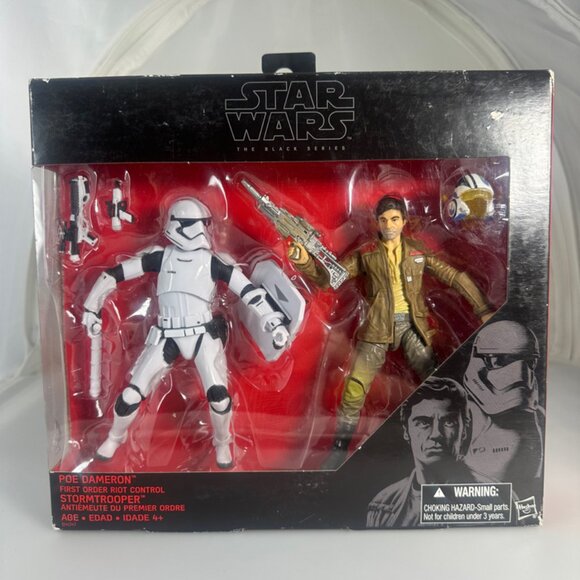Hasbro | Toys | Poe Dameron First Order Riot Control Stormtrooper Star ...
